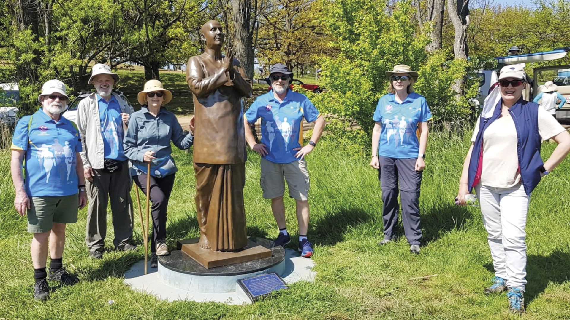 Come Say G’Day at the Rotary Peace Walk • Rotary Down Under