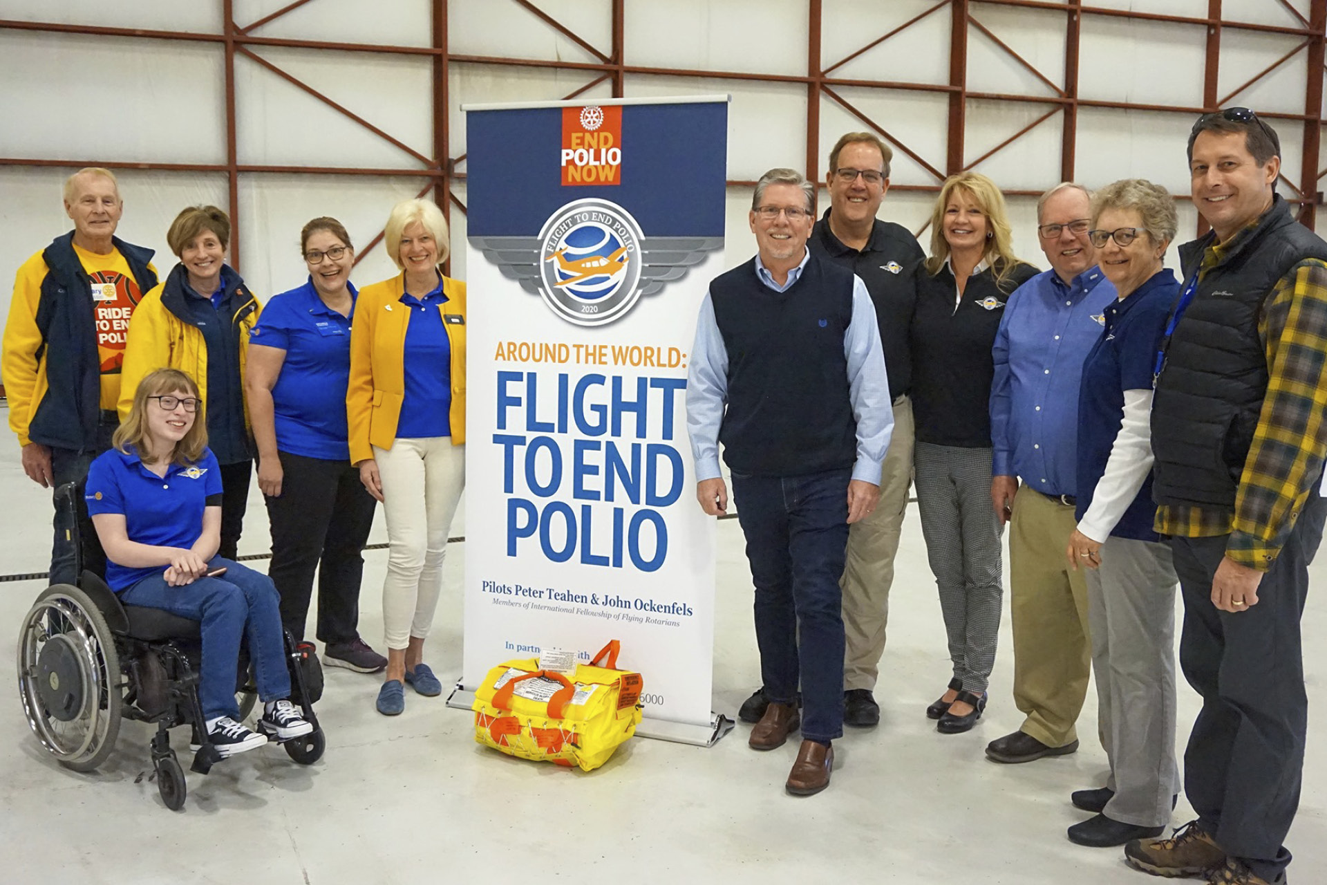 Taking to the skies to End Polio • Rotary Down Under