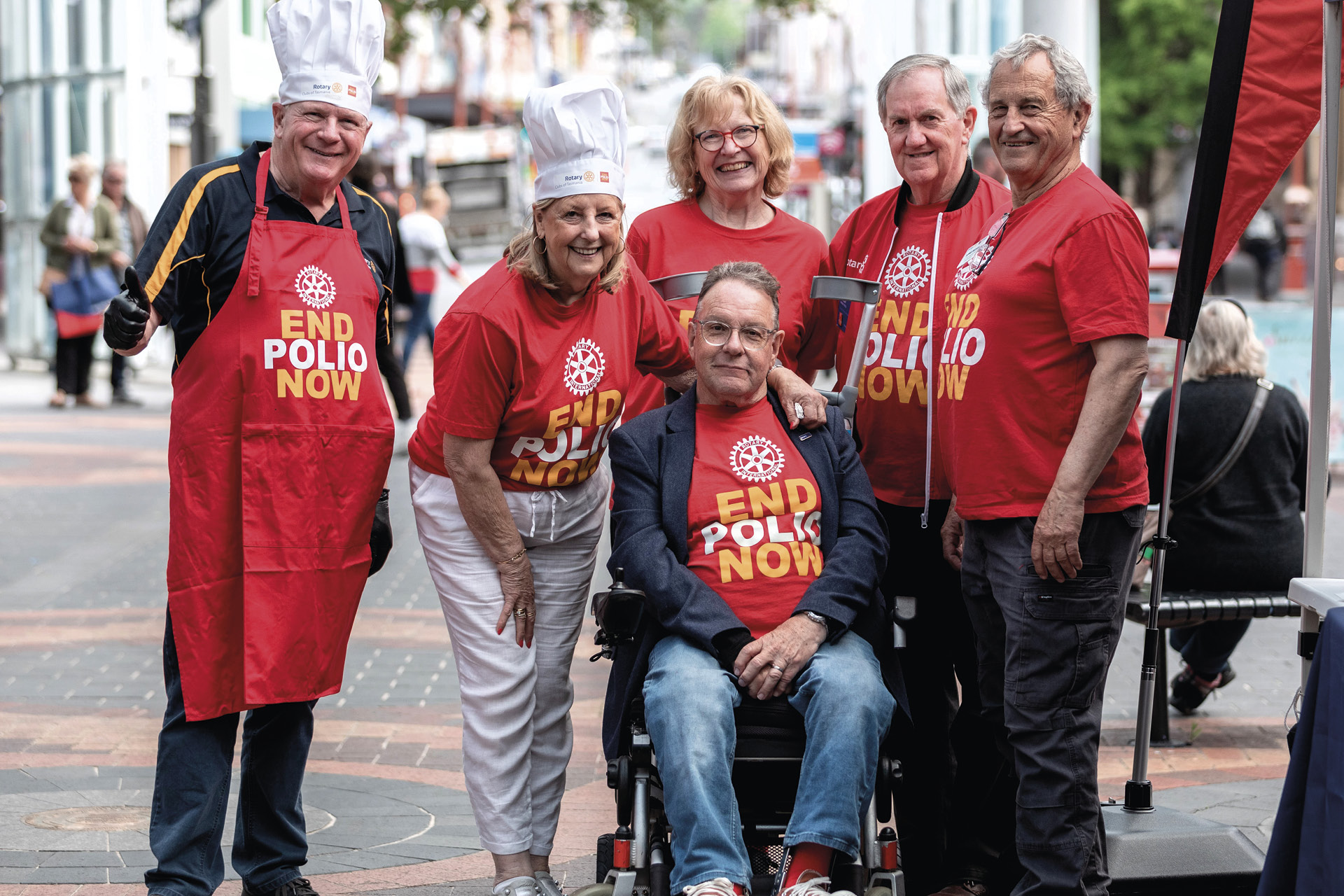 Advocating for a polio-free world • Rotary Down Under
